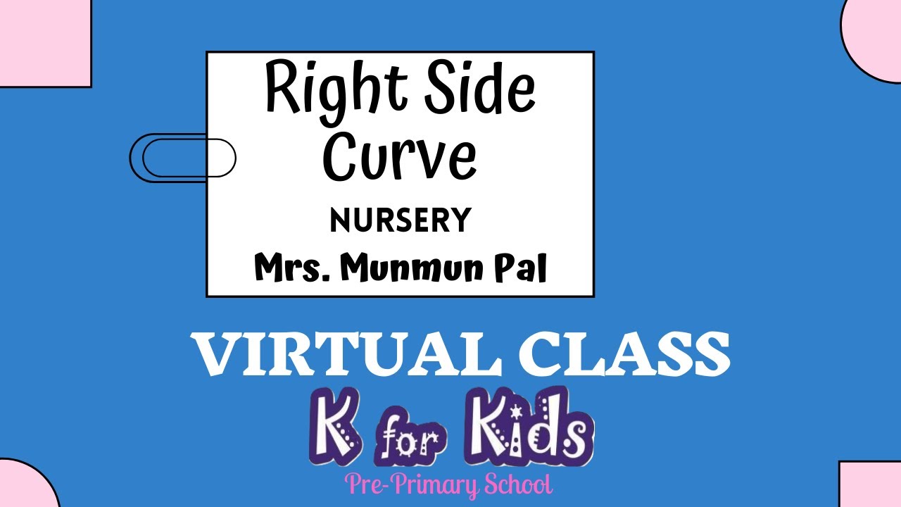 Right Side Curve || Nursery || Virtual Class || K for Kids - YouTube