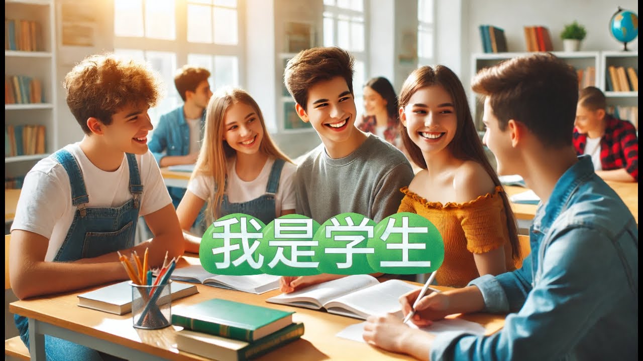 HSK 1 我是学生 I am a student | Learning Chinese with stories | Chinese ...