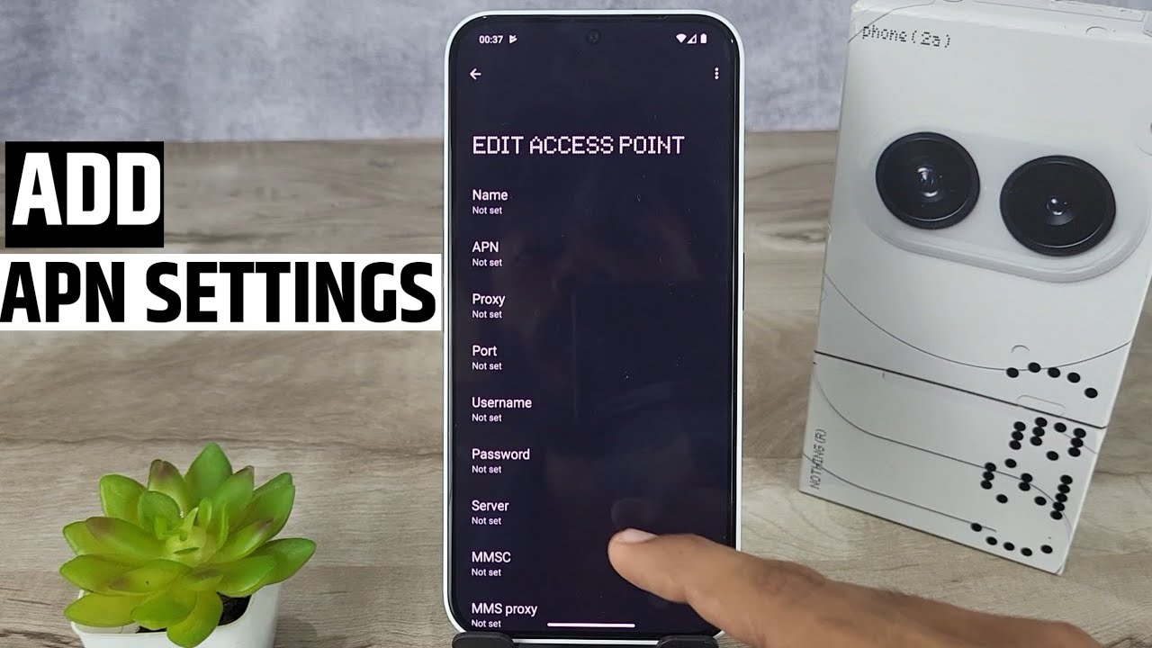 how to add apn settings in nothing phone 2a - YouTube