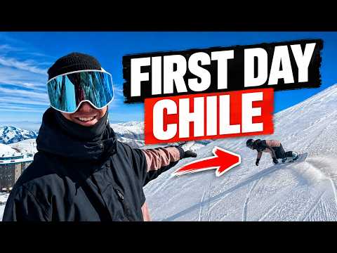My First Day Snowboarding in Chile 🇨🇱