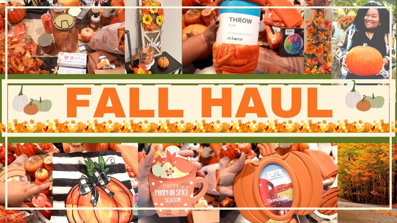 HUGE FALL DECOR HAUL 2023 | FALL DECOR HAUL 2023| FARMHOUSE FALL DECOR ...