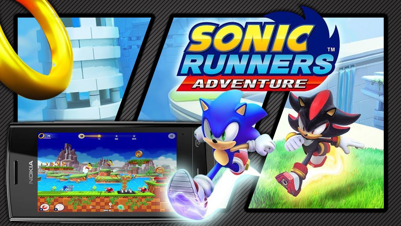 SONIC: Runners Advanture (java) Gameplay demo #sonic #java #gameloft # ...
