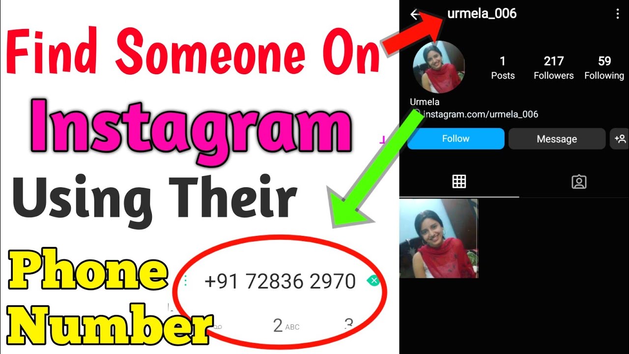 How To Find Someone On Instagram Using Their Phone Number Youtube