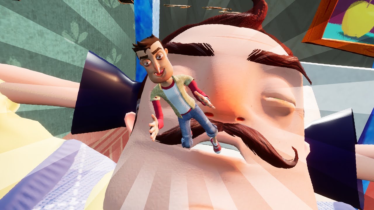 THE GIANT NEIGHBOR HOUSE OBBY SPEED RUN Hello Neighbor Mod - YouTube