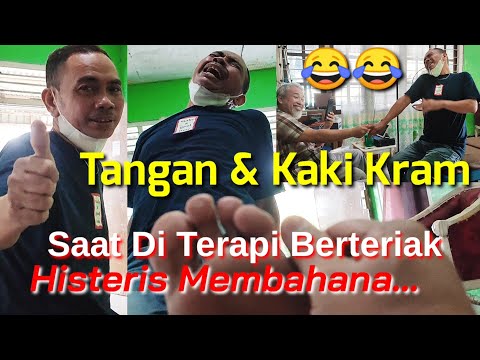 Kram Tangan Dan Kaki.. Saat Di Terapi Berteriak Histeris Membahana 😂😂😂