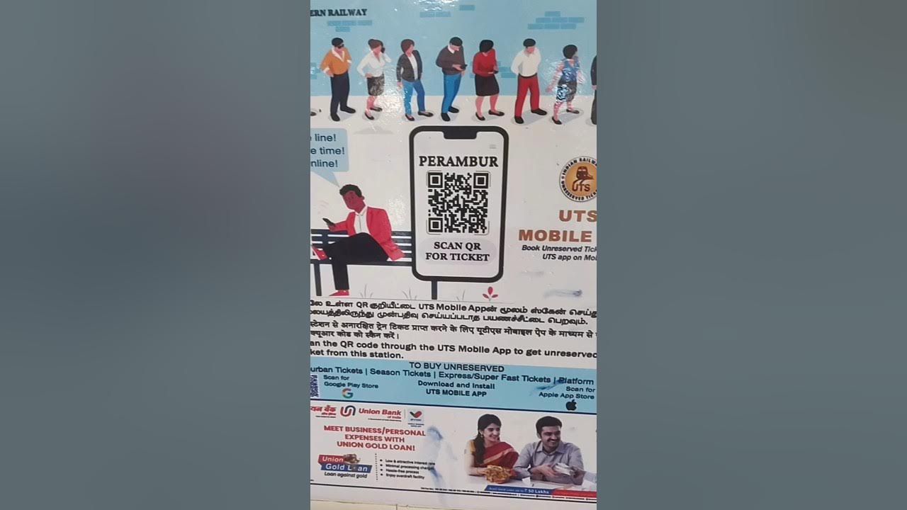 QR Code UTS Mobile Ticket ! Indian Railways - YouTube