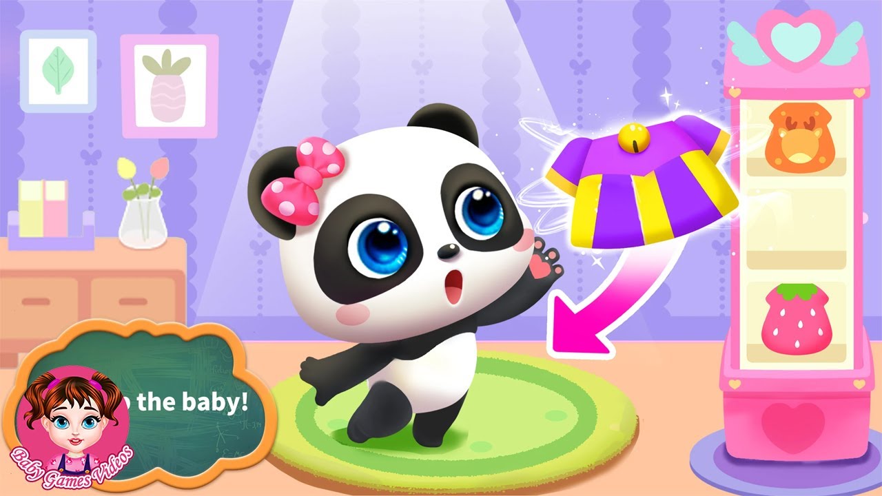 Baby Panda Girl Caring - Baby Panda Games - Baby Games Video - YouTube