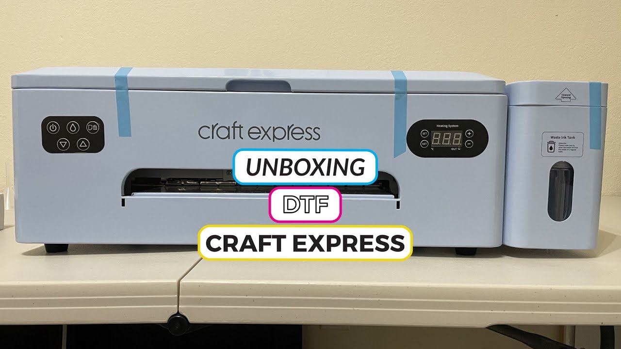 Unboxing de Impresora DTF Craft Express - YouTube