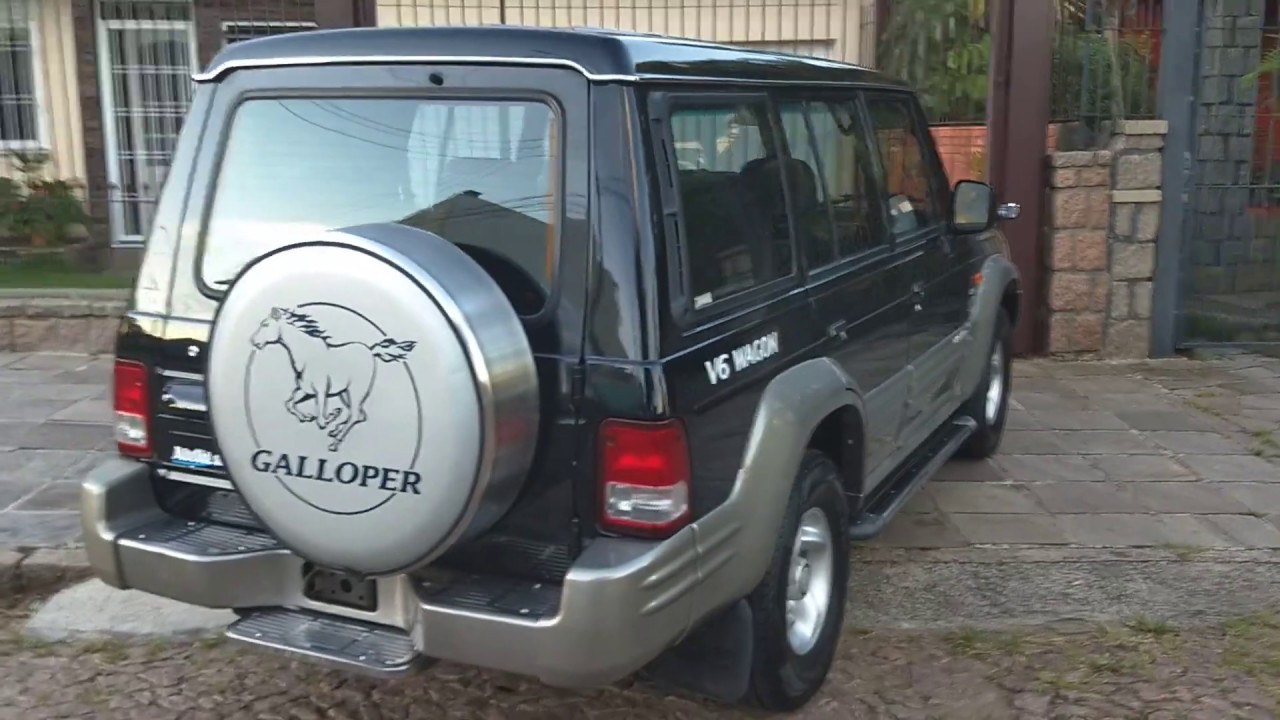 VENDIDO - HYUNDAI GALLOPER EXCEED 4X4 V6 1998 - TOTALMENTE ORIGINAL ...
