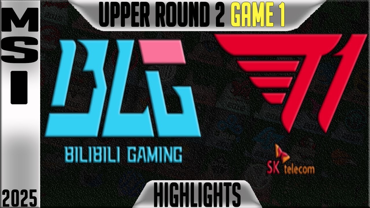 BLG vs T1 Highlights Game 1 | MSI 2025 Knockouts Round 2 | Bilibili Gaming vs T1 G1 - YouTube