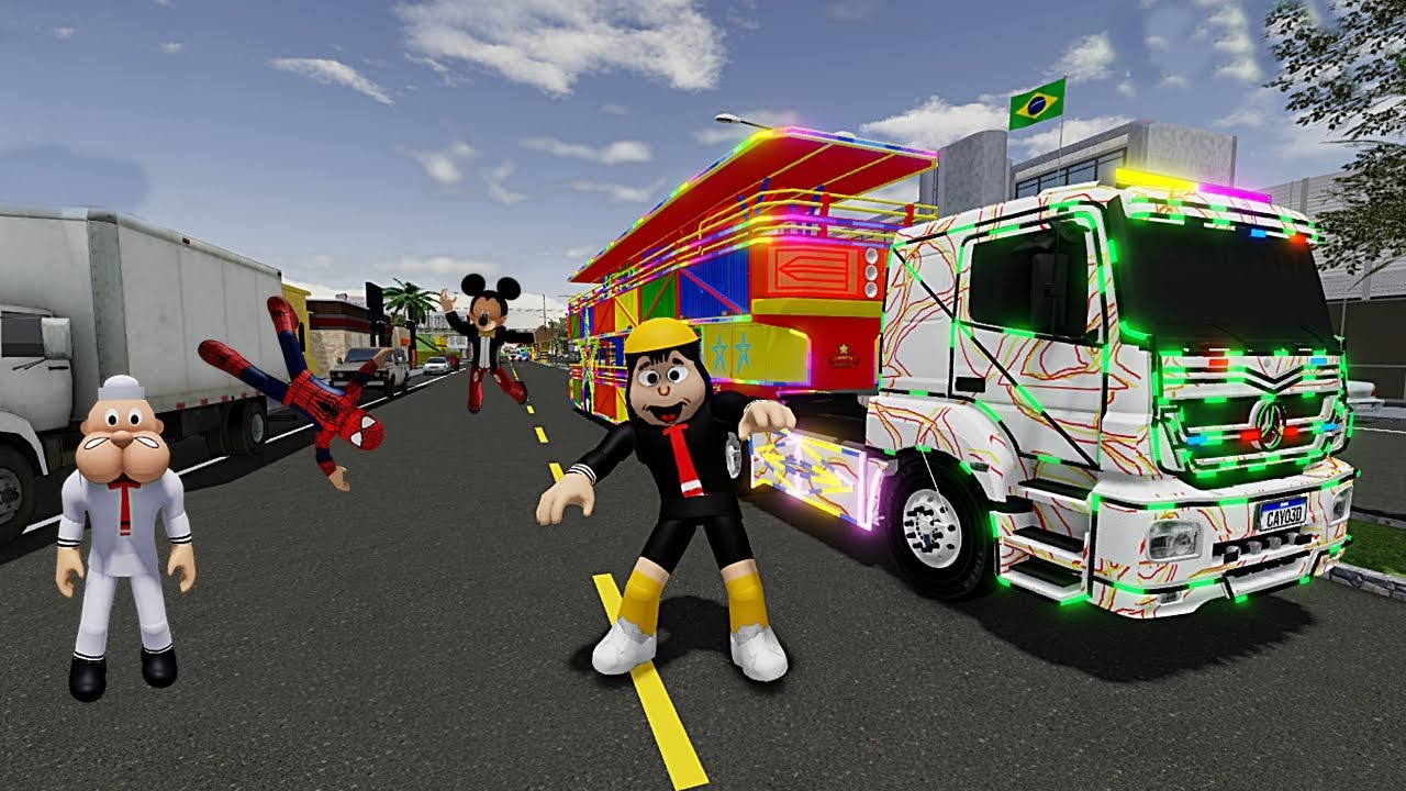 QUICO da Turma do Chaves e amigos Dançando e brincando na carreta ...