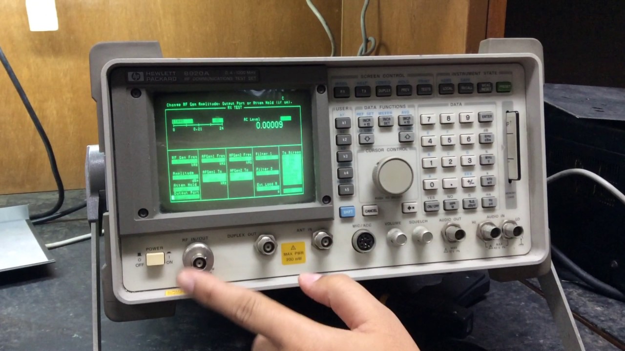 การใช้งาน Radio test set - YouTube