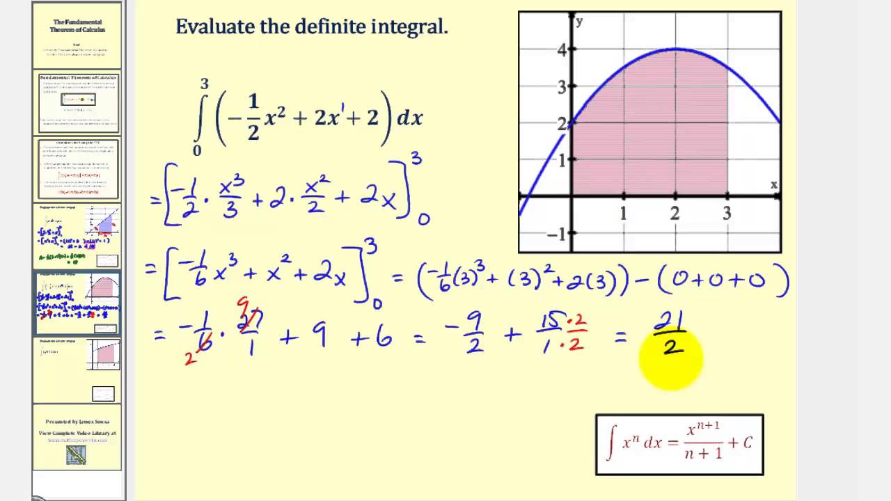 The Fundamental Theorem of Calculus - YouTube
