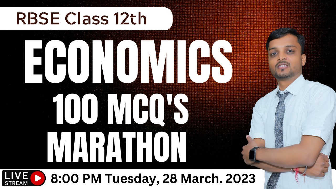 Economics Marathon for Multiple Choice Questions | Economics Class 12th ...