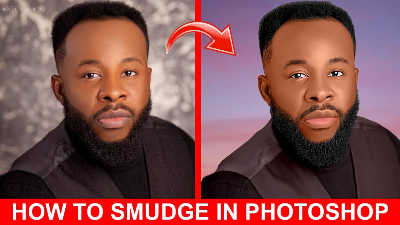 How to Smudge Pictures in Photoshop | Smudge Painting tutorial - YouTube