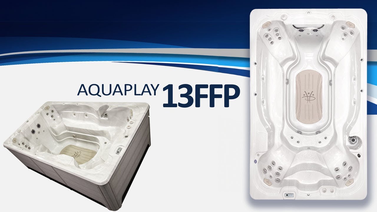 The Hydropool AquaPlay 13FFP: Family Fun Garden Pool - YouTube