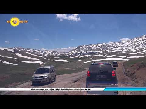 Söbüçimen Yayla Yolu Doğası Eğrigöl'den Söbüçimen'e Gündoğmuş 4K UHD