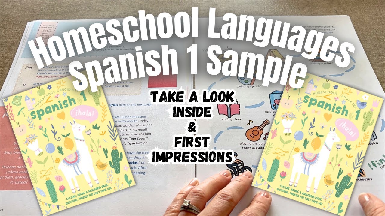 SPANISH 1 SAMPLE - FIRST IMPRESSIONS || HOMESCHOOL LANGUAGES - YouTube