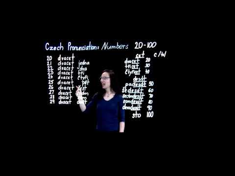 Czech Pronunciation: Numbers 20-100