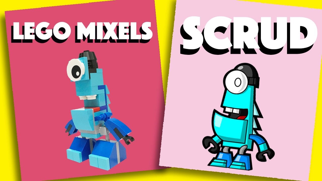 LEGO Mixels - Scrud - Stop Motion Build (How to Build) - YouTube