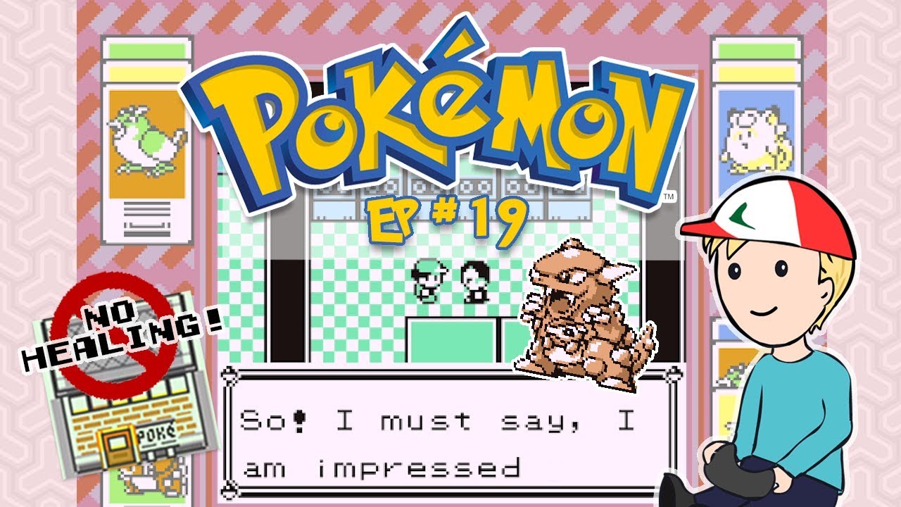 No Healing Challenge: Poorly Gambled | Let's Play Pokemon Red Ep. 19 ...