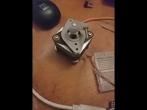 Control Stepper Motor without driver Arduino project - YouTube