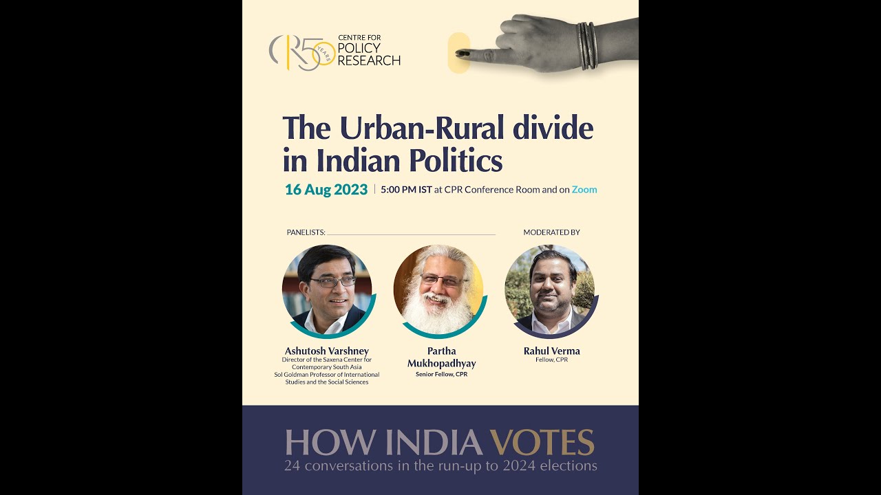 The Urban-Rural divide in Indian Politics - YouTube