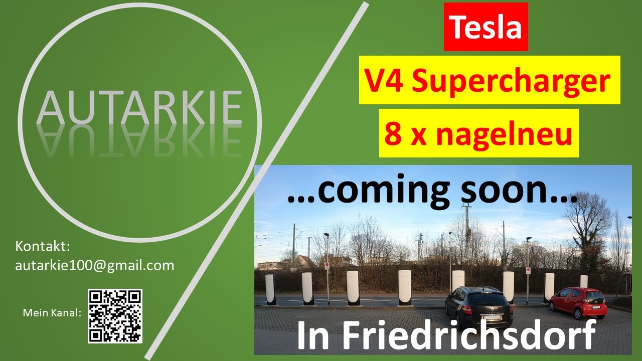 Tesla - neuer V4 Supercharger Standort - Friedrichsdorf an der A5 ...