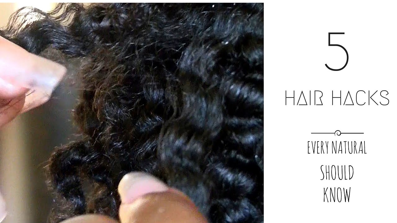 5 Natural Hair Hacks | Natural DeNae - YouTube