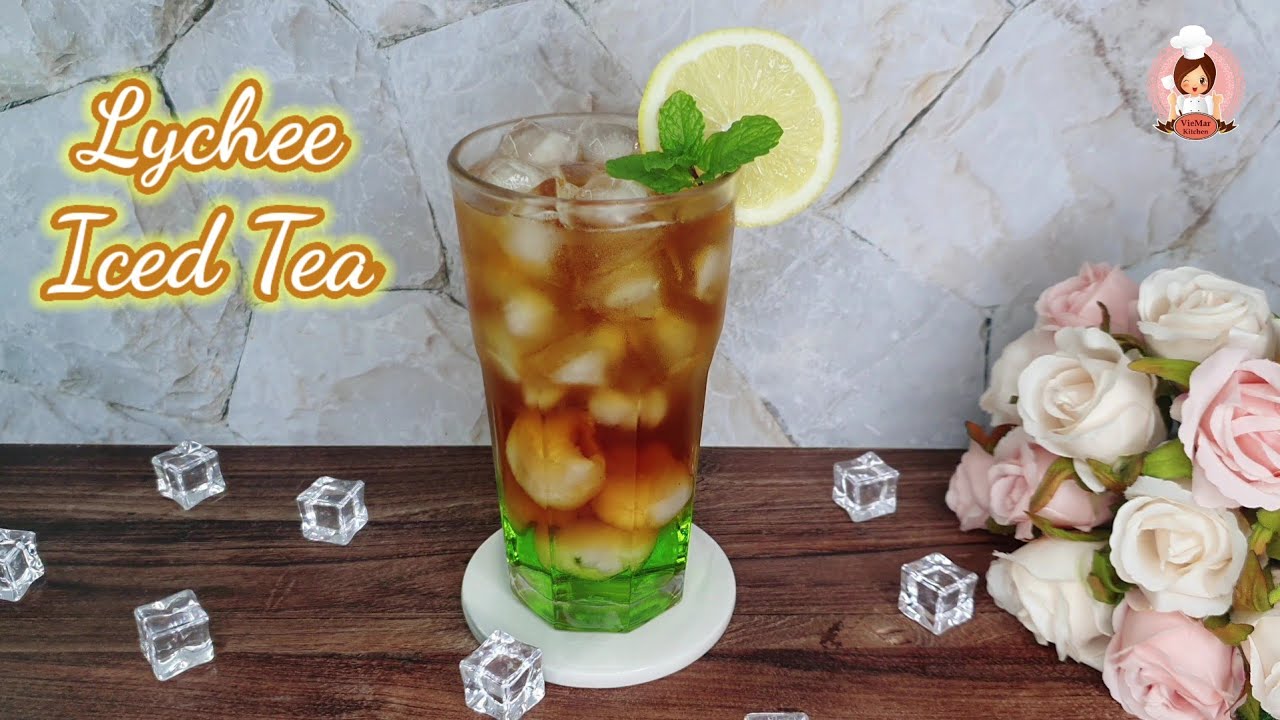 LYCHEE ICED TEA || REFRESHING SUMMER DRINK TO COOL YOU DOWN || ES TEH ...