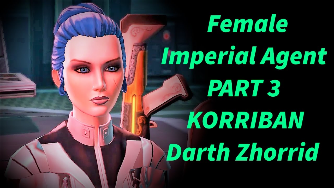SWTOR - Female Imperial Agent Storyline Part 3 (Chapter 1/Korriban ...