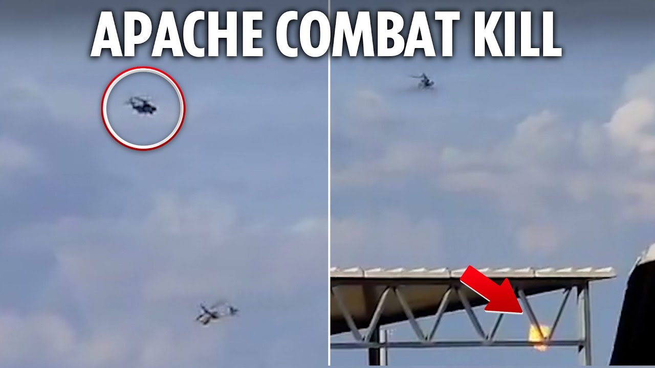 Watch the moment Apache helicopters chase down and obliterate terror ...