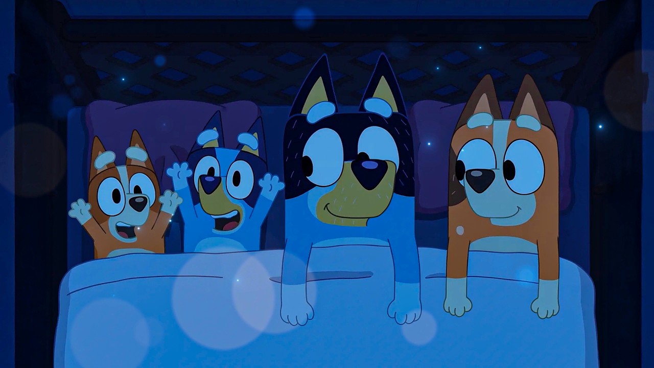 This Is How Fast Bluey's Family Falls Asleep 🐶💤 Relaxing Sleep Music ...