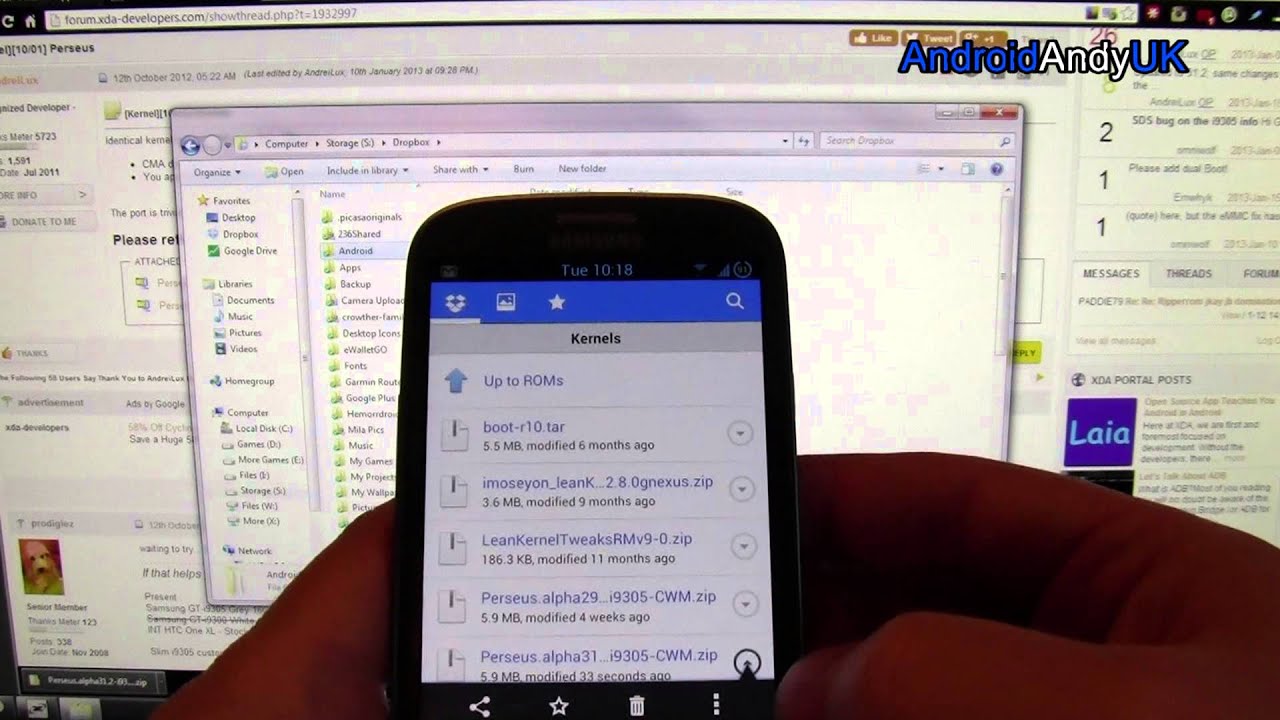 Dropbox Android App Review - YouTube
