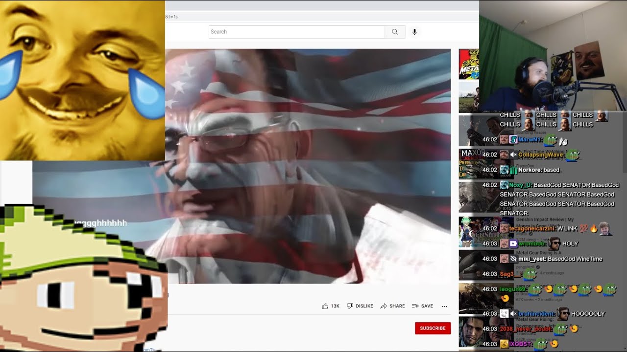 Forsen reacts to Max0r - Proud to Be an American - Metal Gear Rising ...