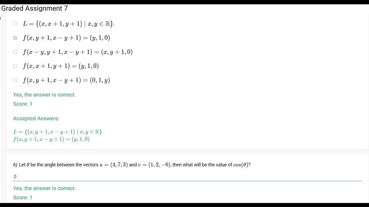 IIT Madras BS Degree Mathematics 2 Graded Assignment Week 7 - YouTube