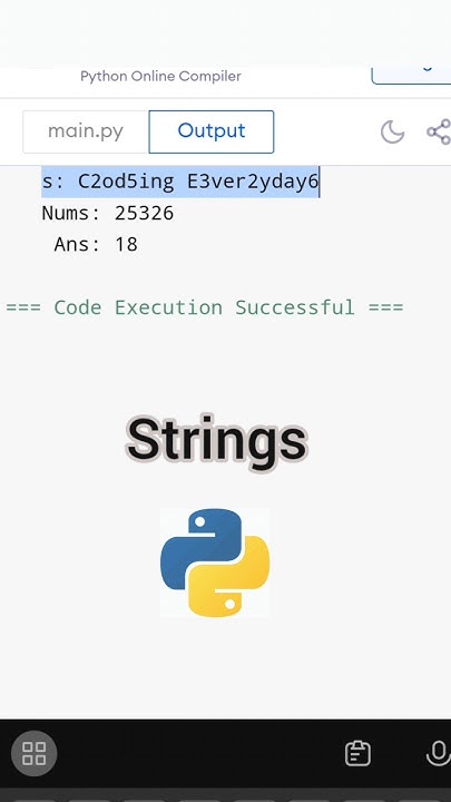 Python Challengesum Of Digits In String 🤞 Shorts Pythontutorialtelugu Pythonprogramming
