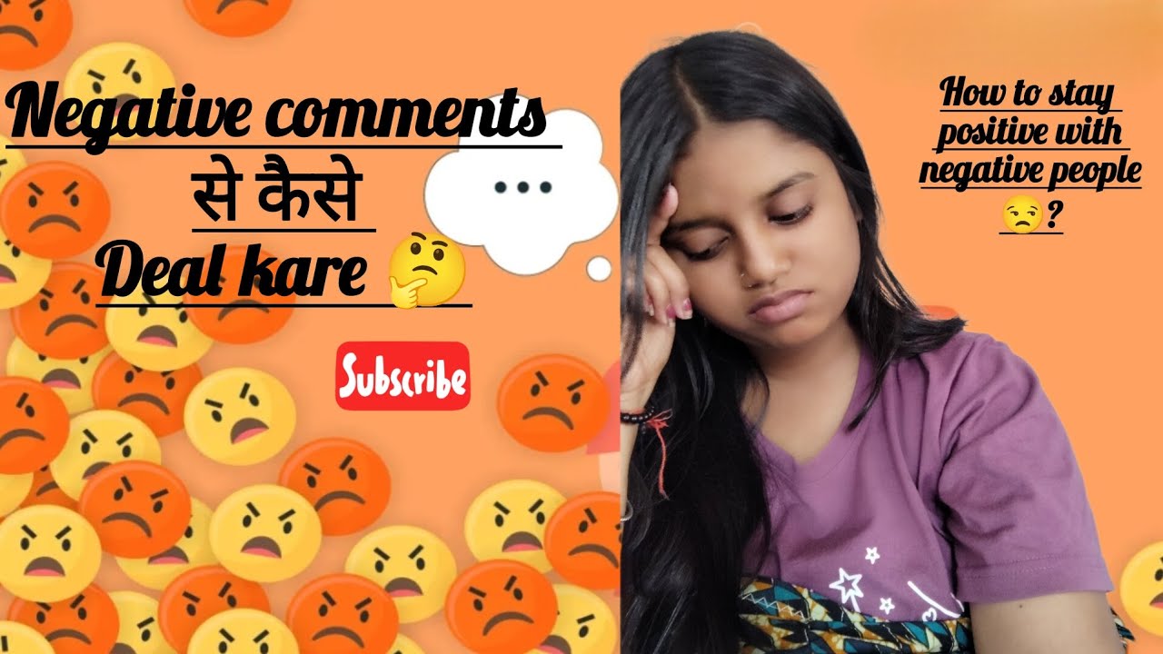 How to deal with negative people comments on YouTube😒😠ll #youtuberviralvideo #motivation - YouTube