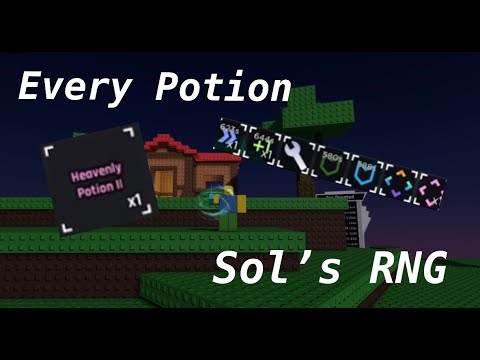 USING EVERY POTION IN SOL'S RNG - YouTube