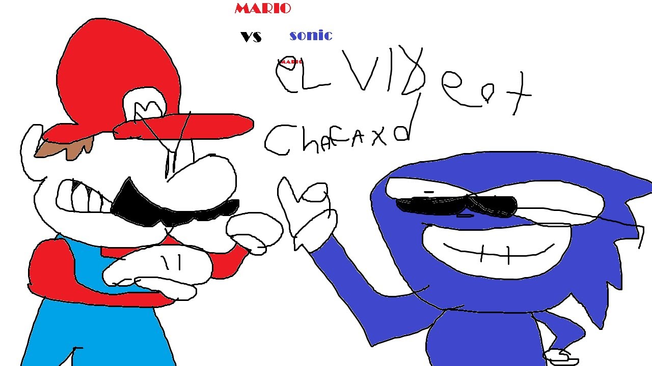 Mario vs sonic. el video + chafa hecho por phanthom en la vida - YouTube