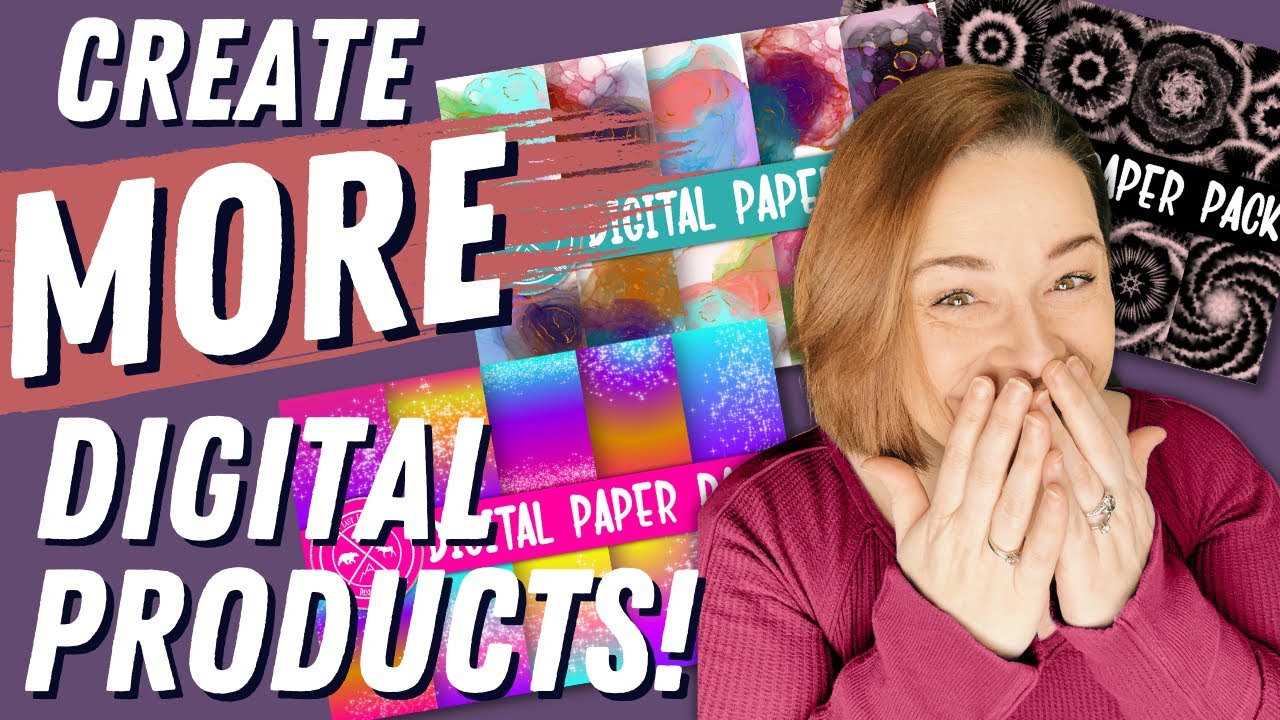 Fun ways to use Digital Paper to create Digital Products! - YouTube