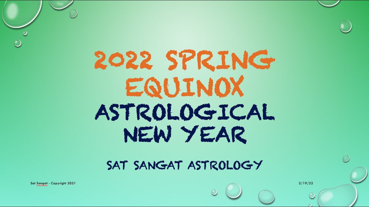 2022 Spring Equinox - Moon Quincunx Sun - YouTube