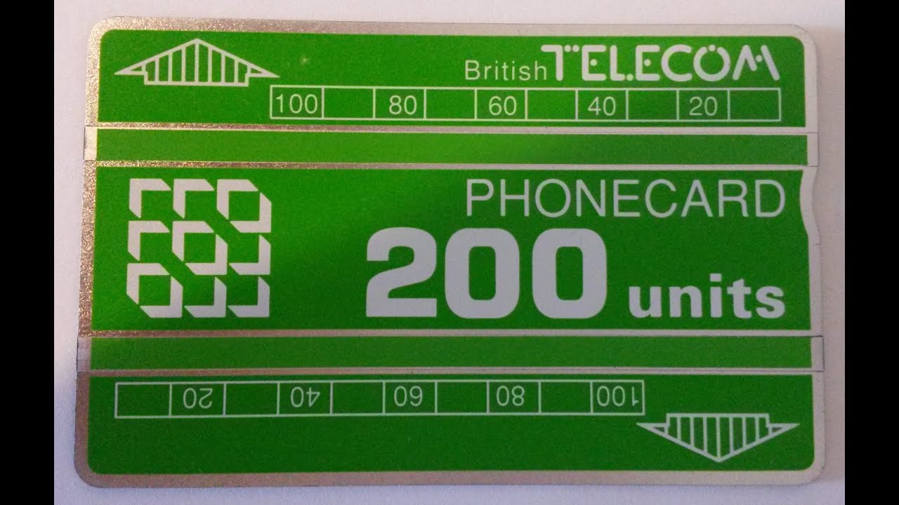 BT Phonecard Evolution - YouTube