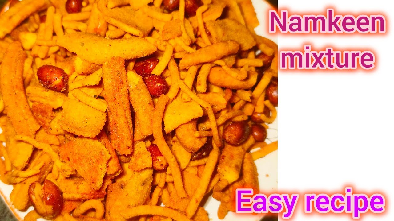 ek hi aate se banaye chatpata mix namkeen ekdam easy recipe /chuda ...