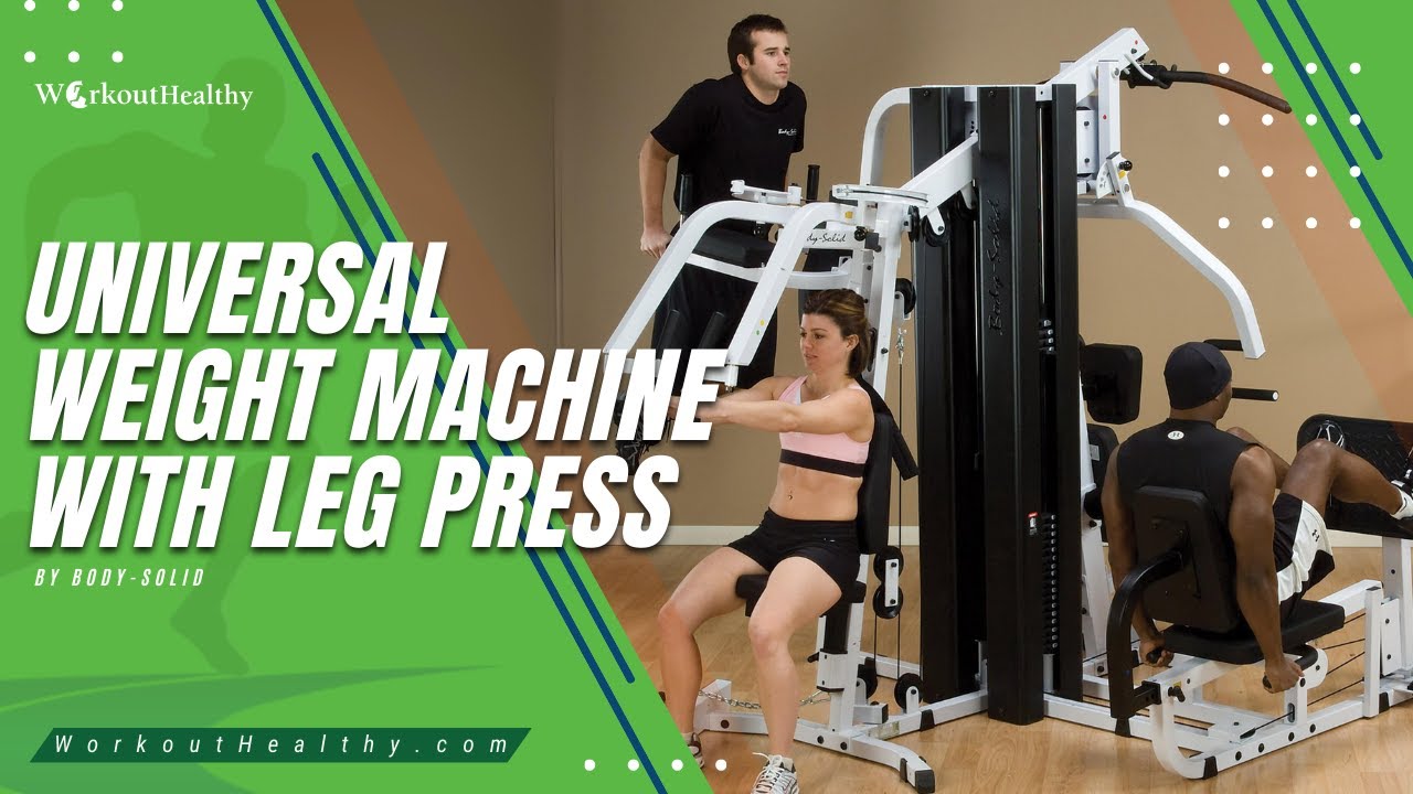How to use the Universal Weight Machine w Leg Press - WorkoutHealthy ...