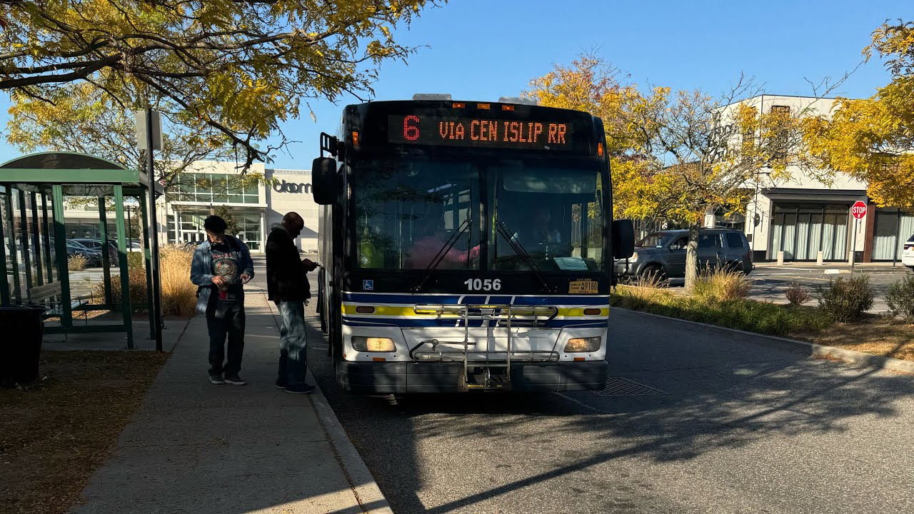 2010 Suffolk County Transit Orion 7 Bus 35 ft #1056 Route 6 from Walt ...