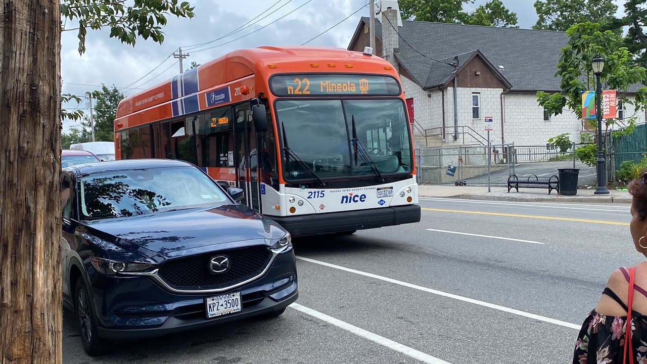 NICE Bus Onboard: 2022 Gillig BRT+ CNG 2115 on the n22 - YouTube