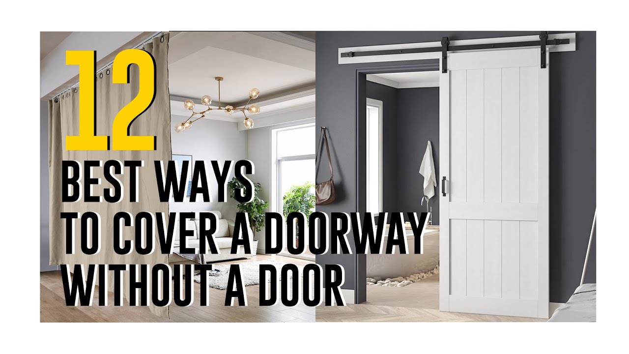 12 Best Ways to Cover a Doorway without a Door - YouTube