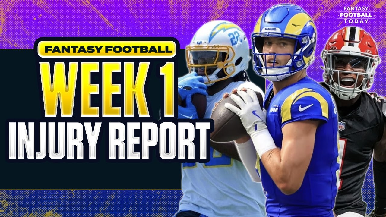 NFL Injury Report 2025 Week 1 - SportsHistori