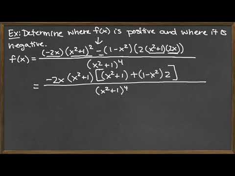 Nonlinear Inequality - Non-Factored Rational Function Example - YouTube